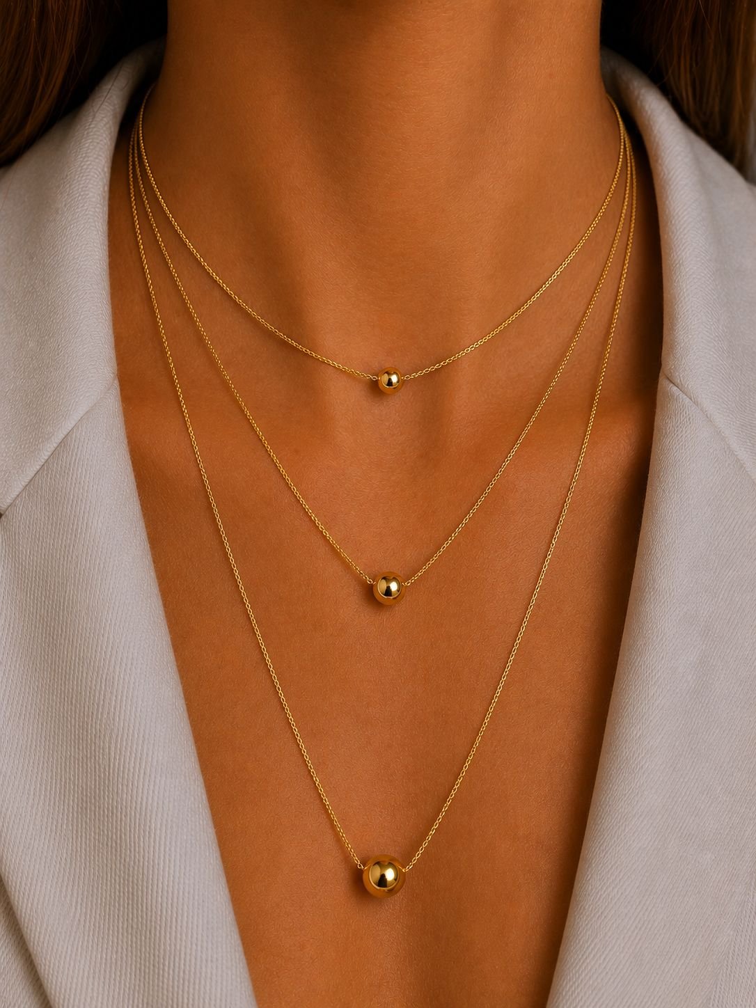 Colar Folheado a Ouro 18K Veneziana ESfera